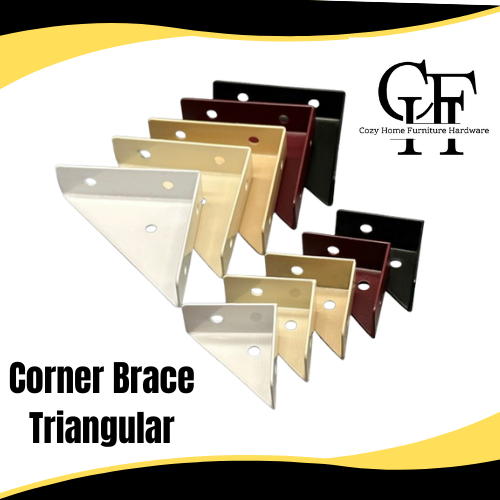 Corner Brace Bracket Triangular Thickened Furniture Corner Connector ...