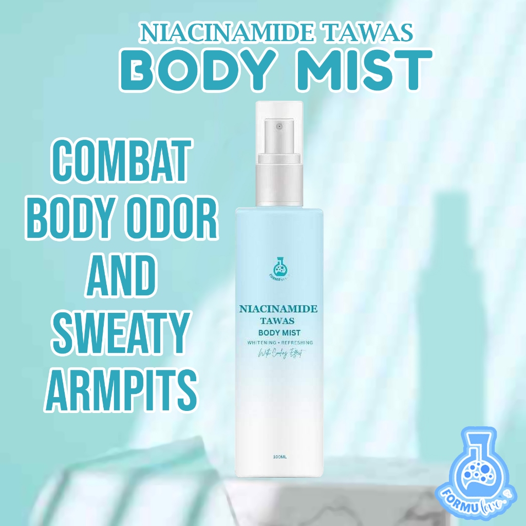 FORMULOVE | Niacinamide Tawas Body Deo Mist/Spray (Whitening and Refreshing Body Deo) | Shopee ...