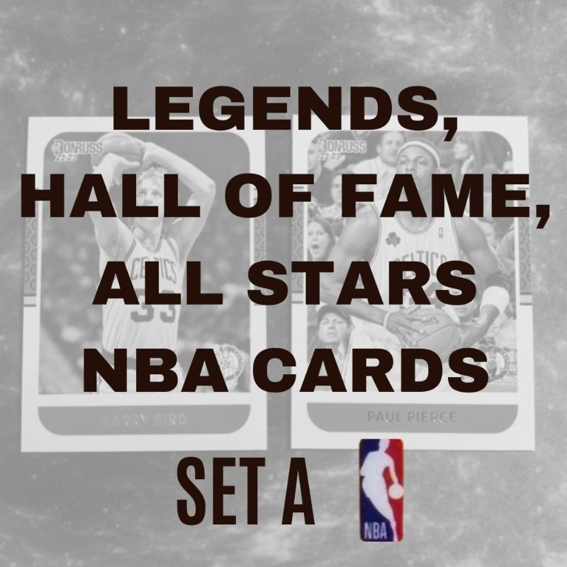 Legends, All-Time Greats, Hall of Fame NBA Cards SET A | Shopee Philippines
