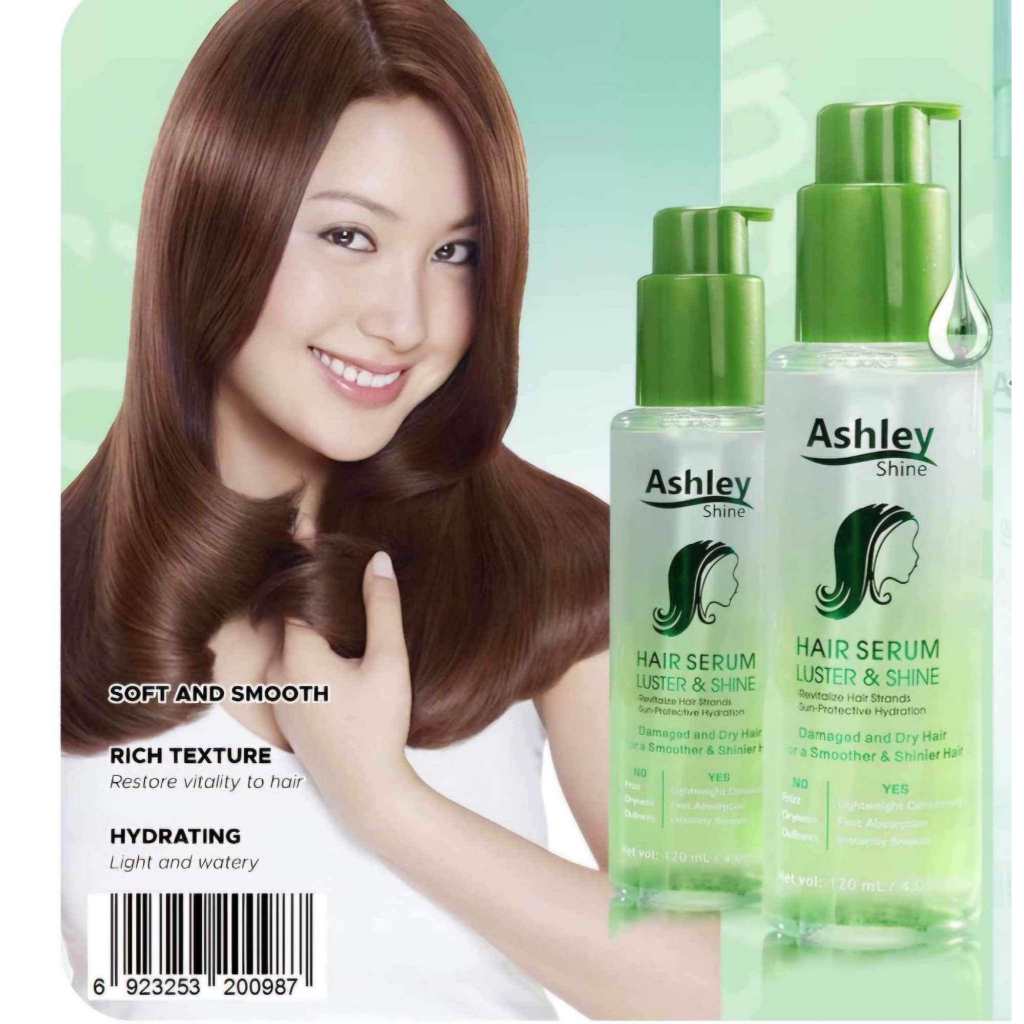 Ashley SHINE HAIR SERUM Luster and Shine ASHLEY HAIR SERUM 120ML 1PCS ...