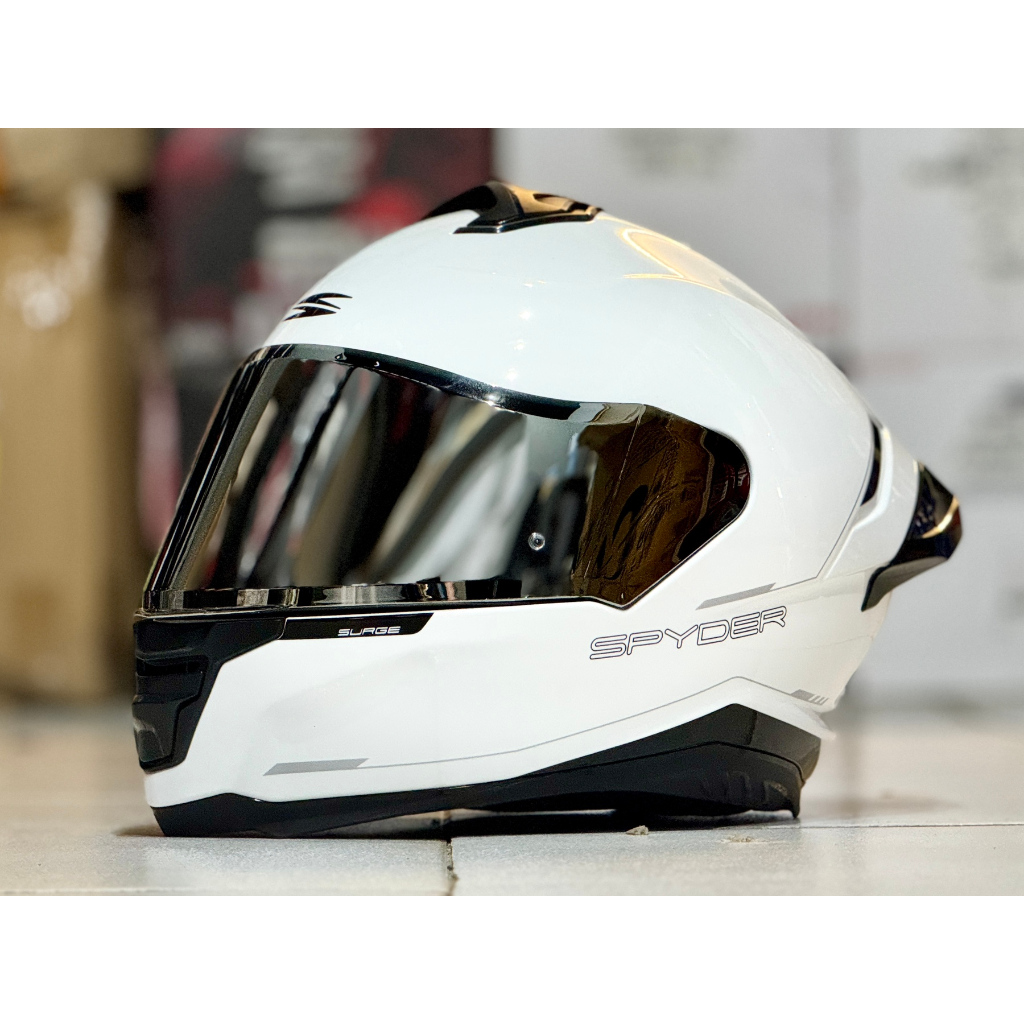 Spyder Surge V2 Full Face Single Visor Helmet with Free Extra Clear ...