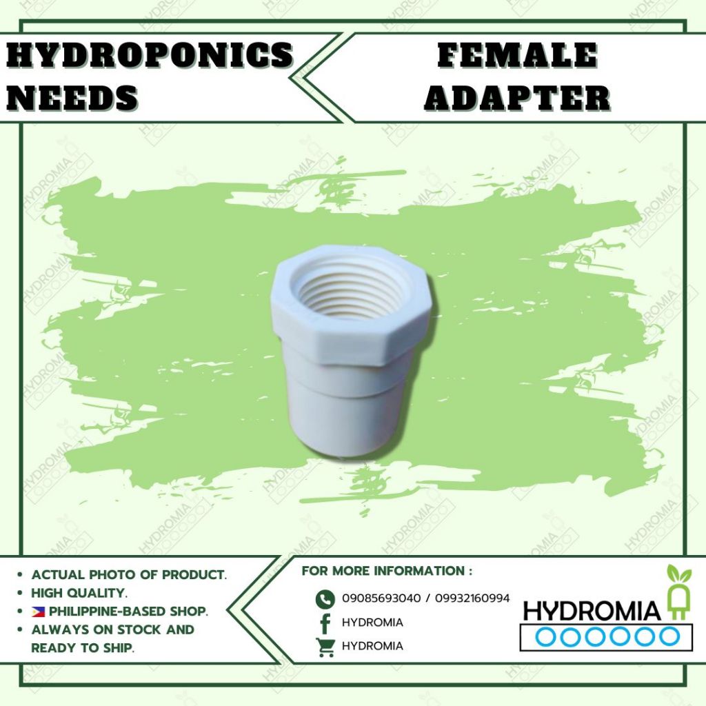 FEMALE ADAPTER 1/2INCH, 20mm PVC WHITE FITTINGS | Shopee Philippines