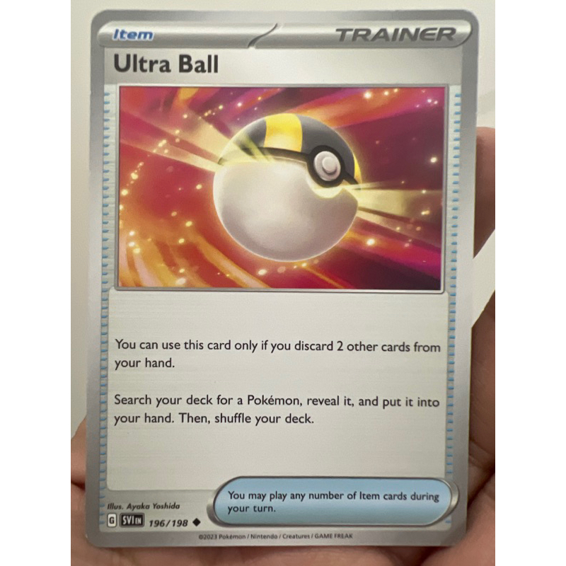 Ultra Ball - 196/198 - Uncommon Scarlet & Violet (Base Set) - Pokemon ...