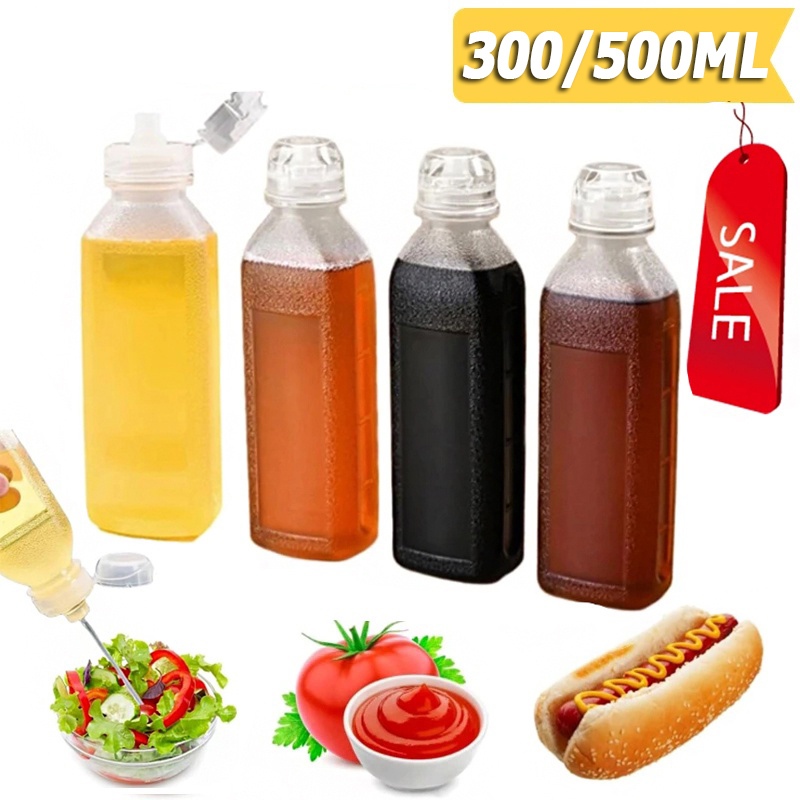 Multi-purpose PP5 Oil Bottles / Kitchen Leakproof Ketchup Vinegar ...