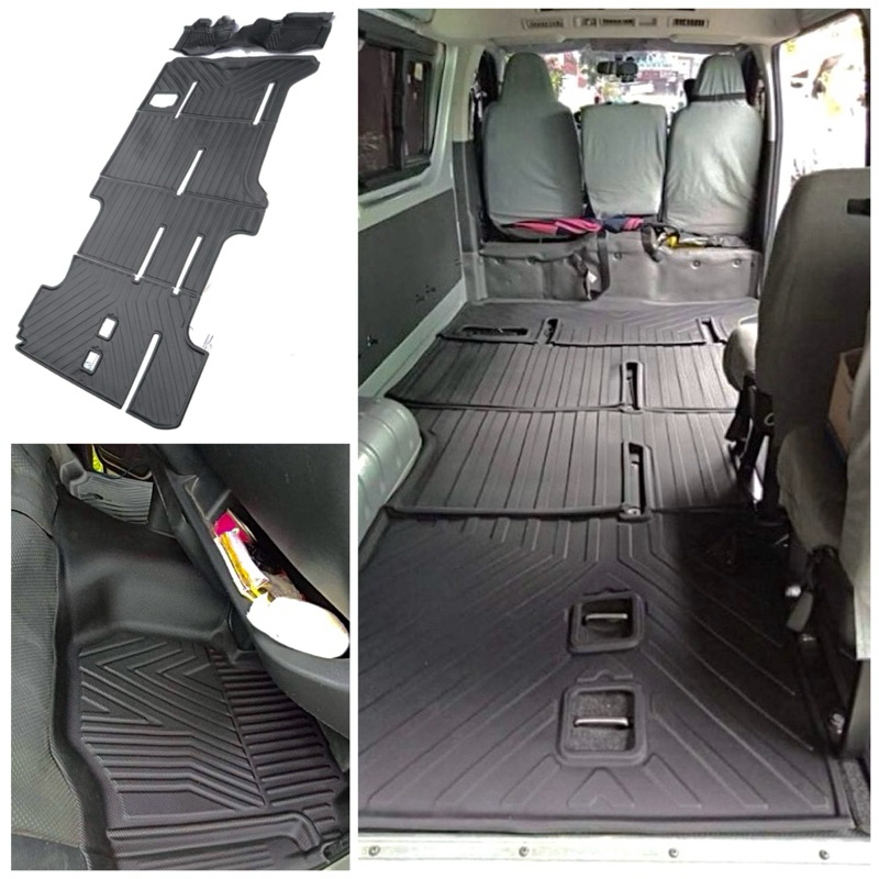 Toyota Hiace Commuter Decontent 2005 - 2026 Full Deepdish Matting ...