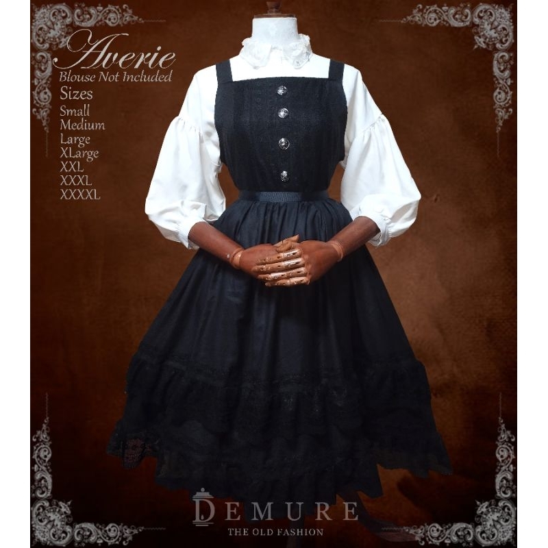 DEMURE: Averie (BLOUSE NOT INCLUDED) Classic Pinafore Dress, Vintage ...
