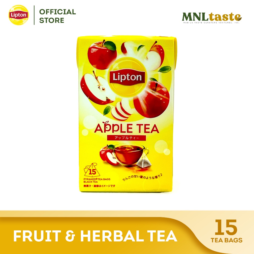 Lipton Apple Tea Japan 15 Pyramid Tea Bags | Shopee Philippines