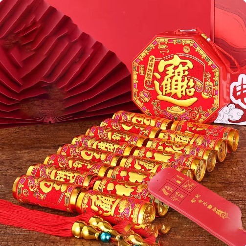 New Year Electric Chinese Fire Cracker Design with Remote and Lights ...