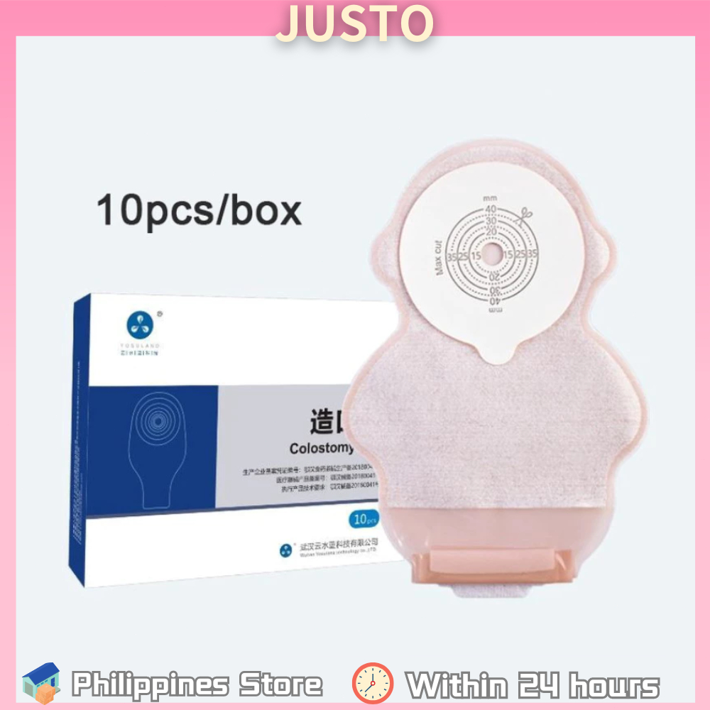 10Pcs Children Colostomy Bag Medical Seal Drainable One-Piece System ...