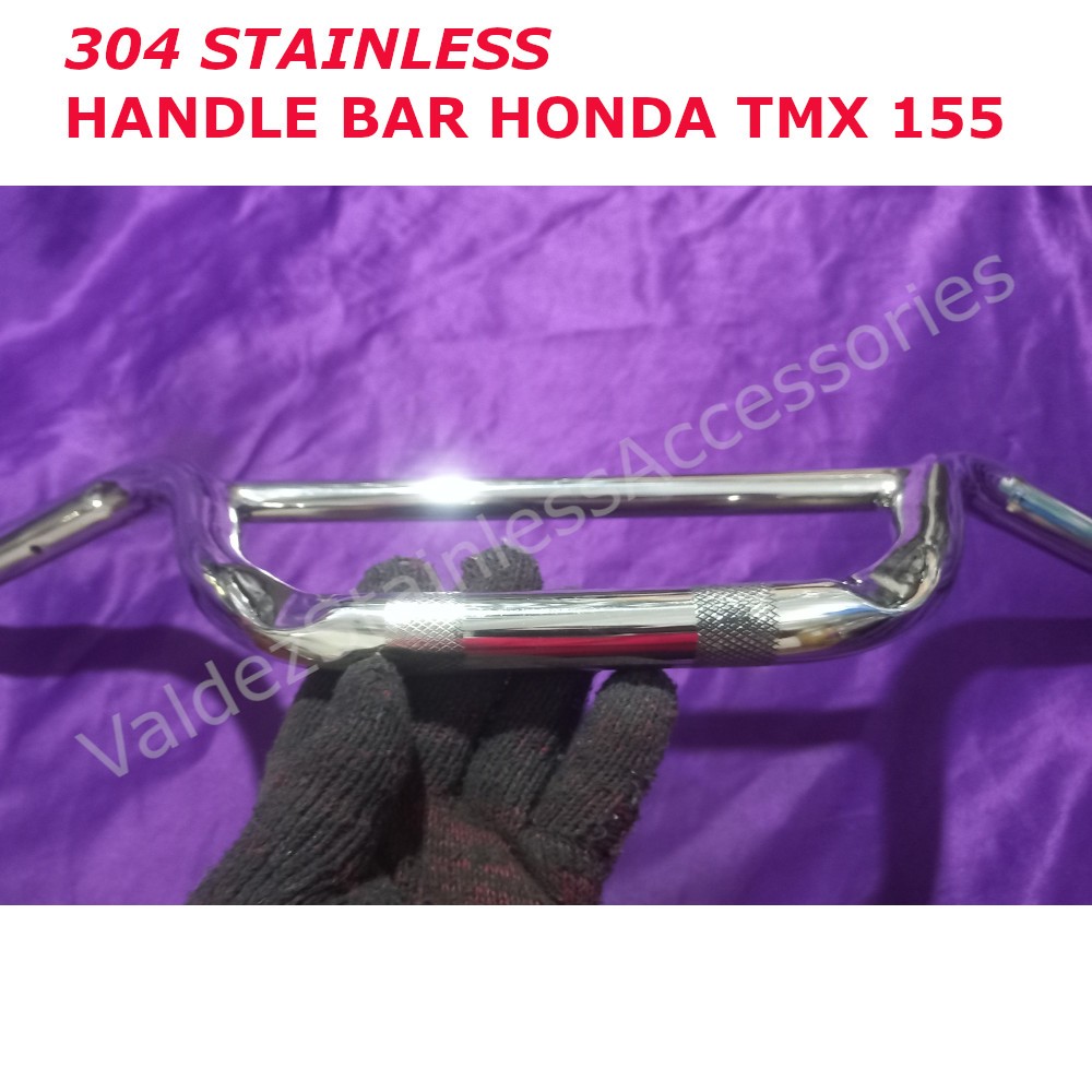 RDS 304 STAINLESS HANDLE BAR FOR LOWERED, HONDA TMX 155 , STOCK LOWERED ...