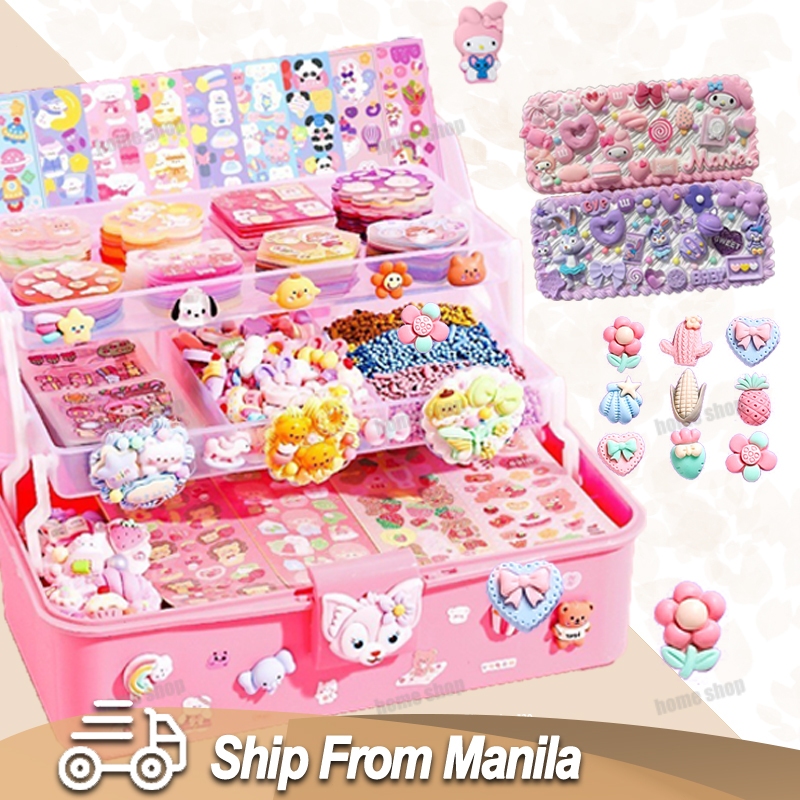 400 Pcs Guka Set Box Customized Sticker goo card DIY cream girls kids ...