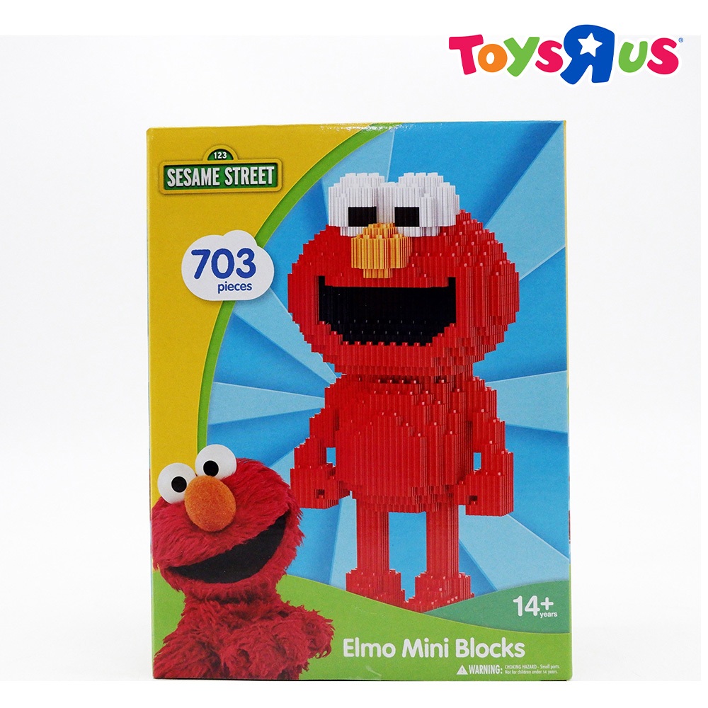 123 Sesame Street Elmo Mini Blocks 703 Pieces | Shopee Philippines