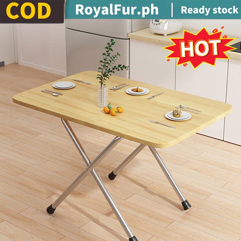 COD Folding Dining Table Portable Desk Computer Table Multi-Purpose ...