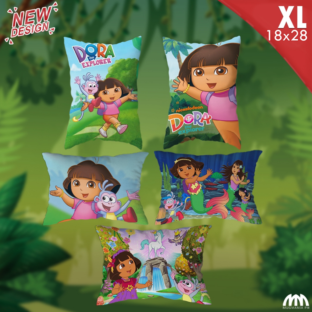 DORA THE EXPLORER Merch - XL Pillows -18x28 inches | Shopee Philippines
