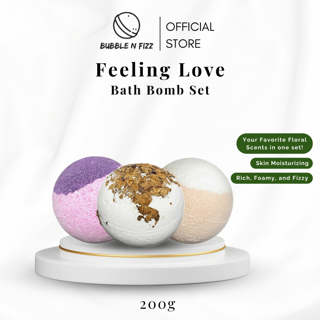 Bubble N Fizz Feeling Loved Bath Bomb Set 200G Only | Shopee Philippines