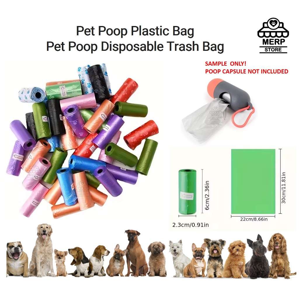 Pet Poop Capsule Dispenser with Free Poop Plastic Bag inside | Shopee ...