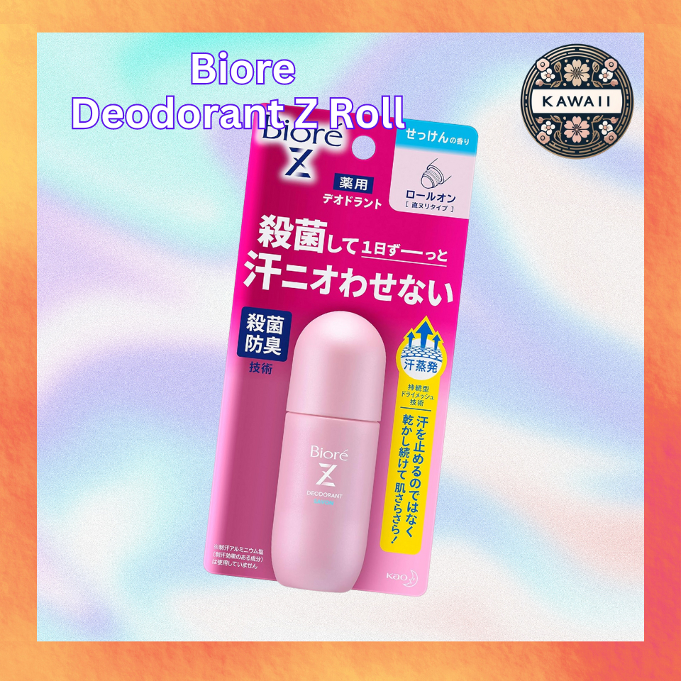 1. Biore Deodorant Z Roll On Soap Scented 2. Biore Deodorant Z Roll On Unscented | Shopee ...