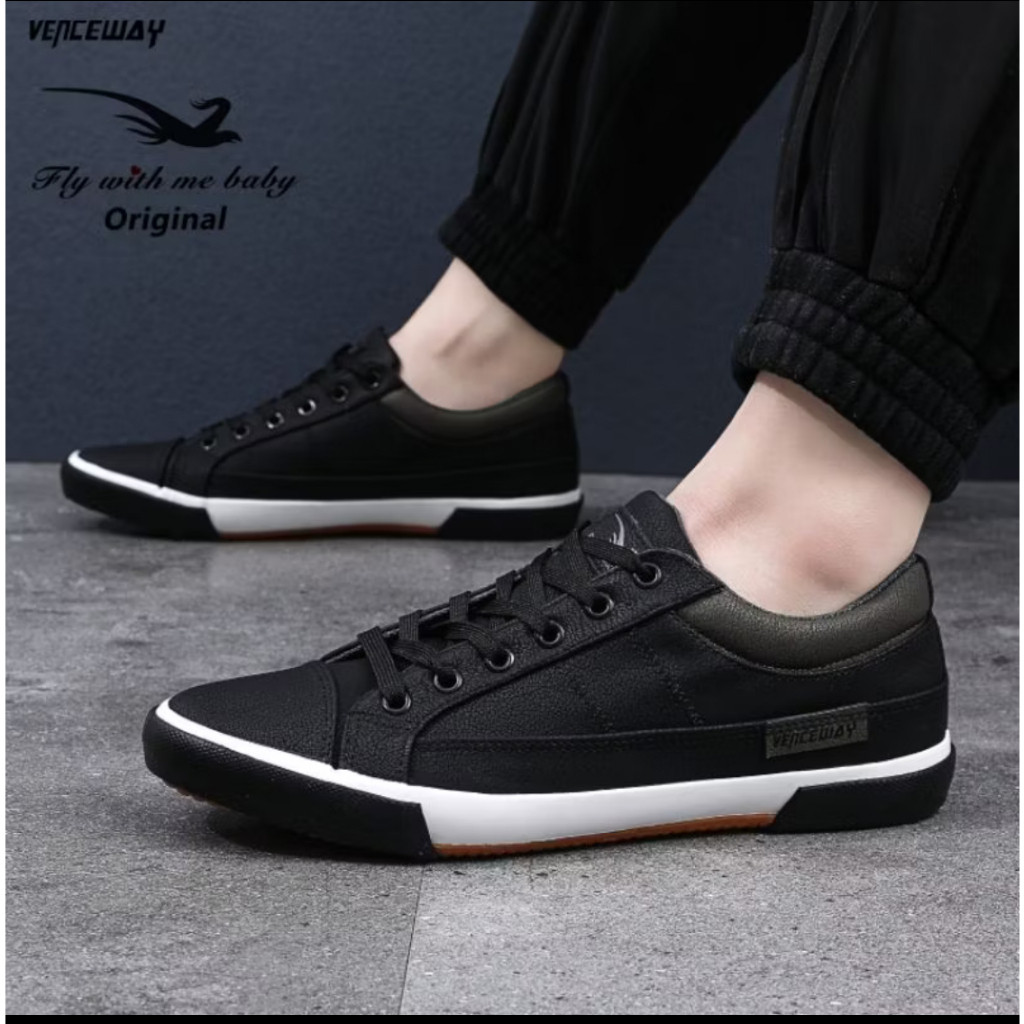 FF Venceway Leather Korea Style Mens Fashion Shoes 40-45#w2011 | Shopee ...