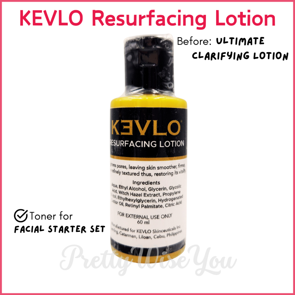 Kevlo Resurfacing Lotion / before Ultimate Clarifying Lotion 60ml ...