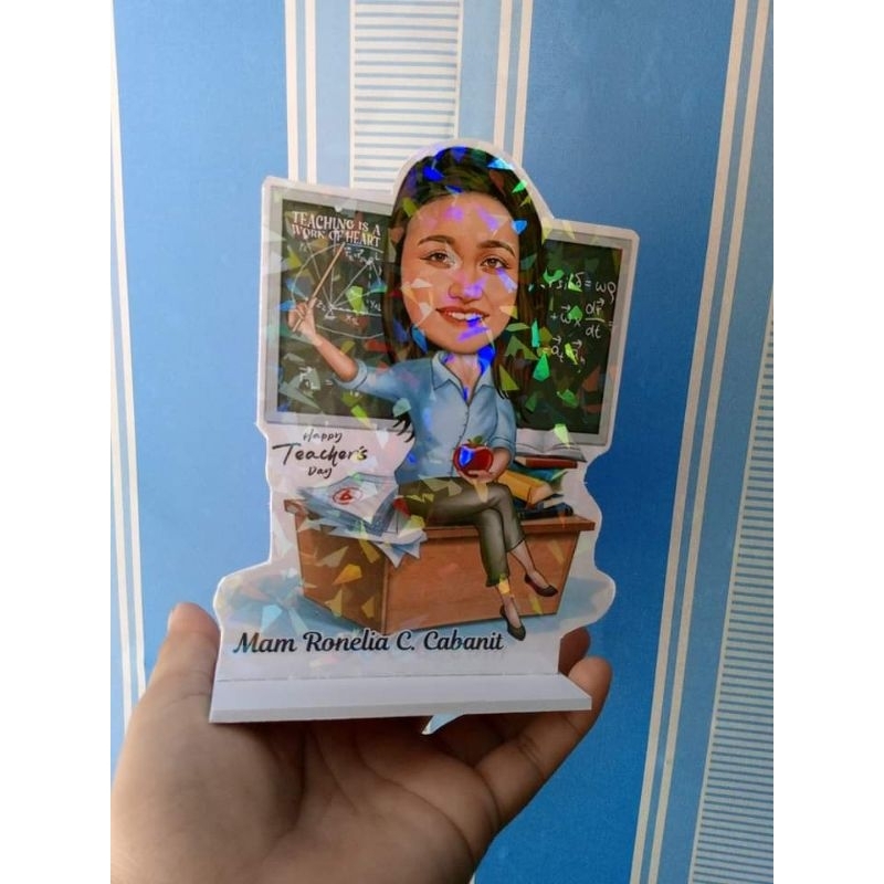 CARICATURE STANDEE FOR TEACHER DAY | Shopee Philippines