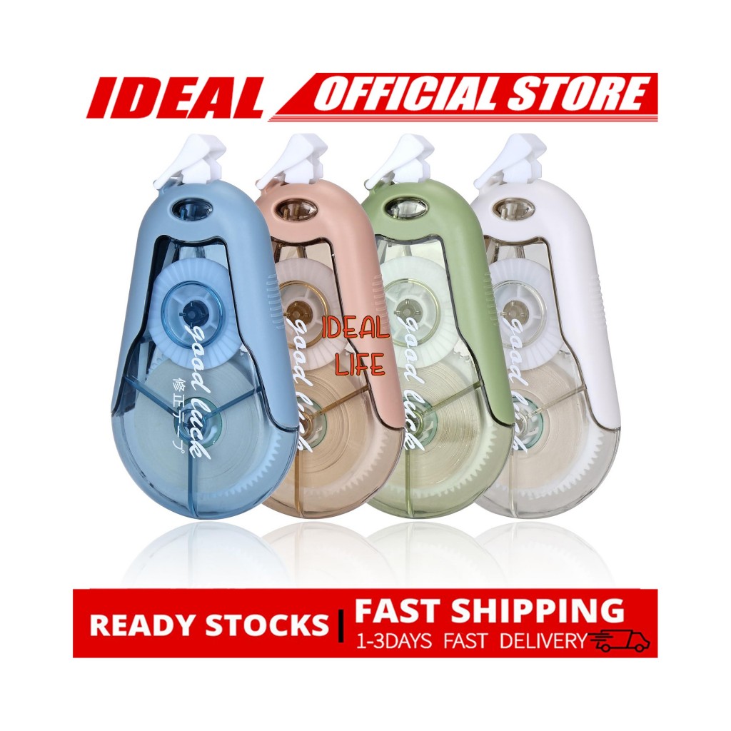 4 pcs of correction tapes for instant correction Clean and easy to use ...