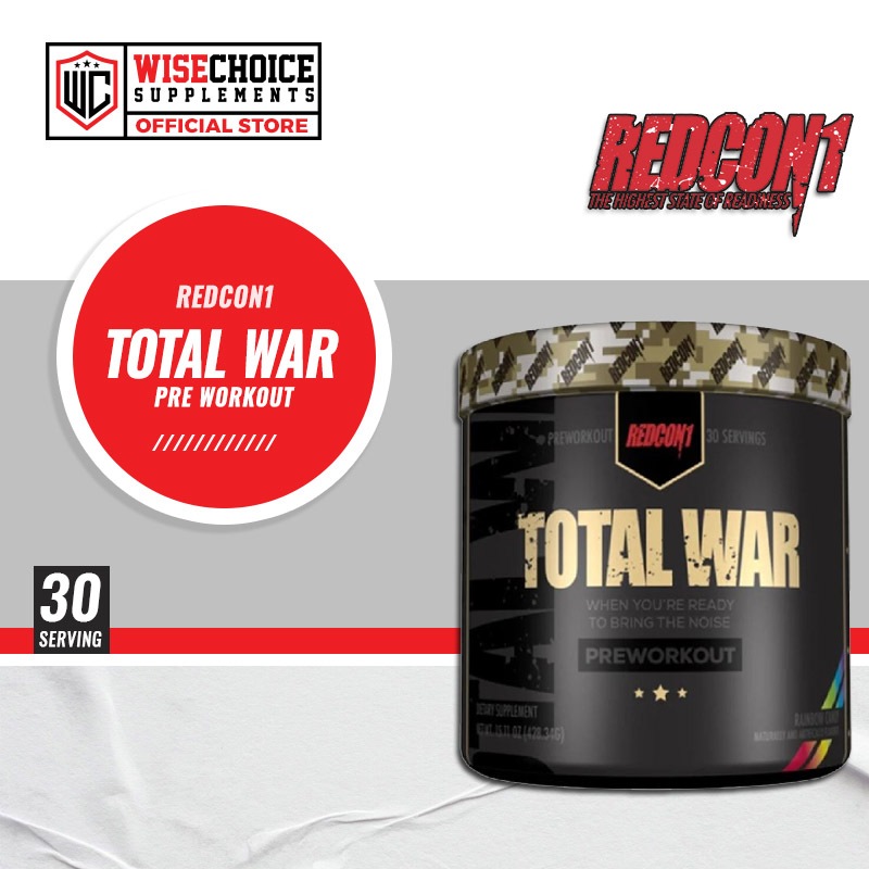 Redcon1 Total War Pre-Workout 30 servings | Shopee Philippines