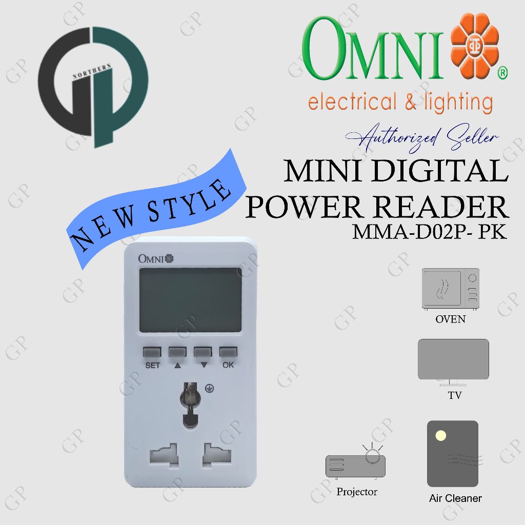 Omni Mini Digital Power Reader electricity reader MMA-DO2P-PK - GPNorthern | Shopee Philippines
