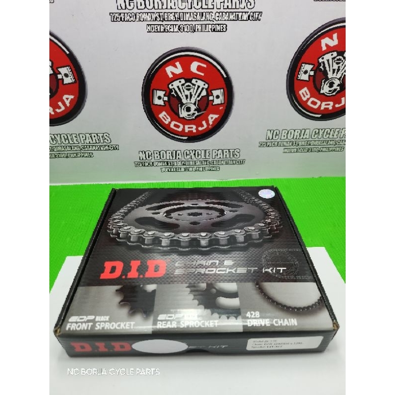 DID CHAIN & SPROCKET SET 14+36 428HD FOR BC175/BARAKO | Shopee Philippines