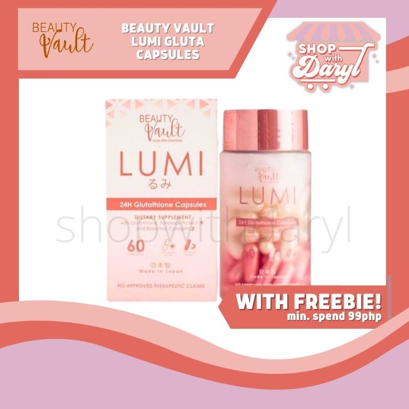 [ON HAND] BEAUTY VAULT Lumi 24h Glutathione Capsules (Lumi Caps ...