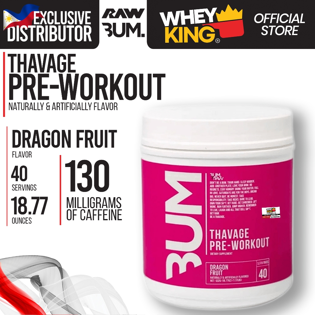 RAW Nutrition l CBUM THAVAGE Preworkout | Shopee Philippines