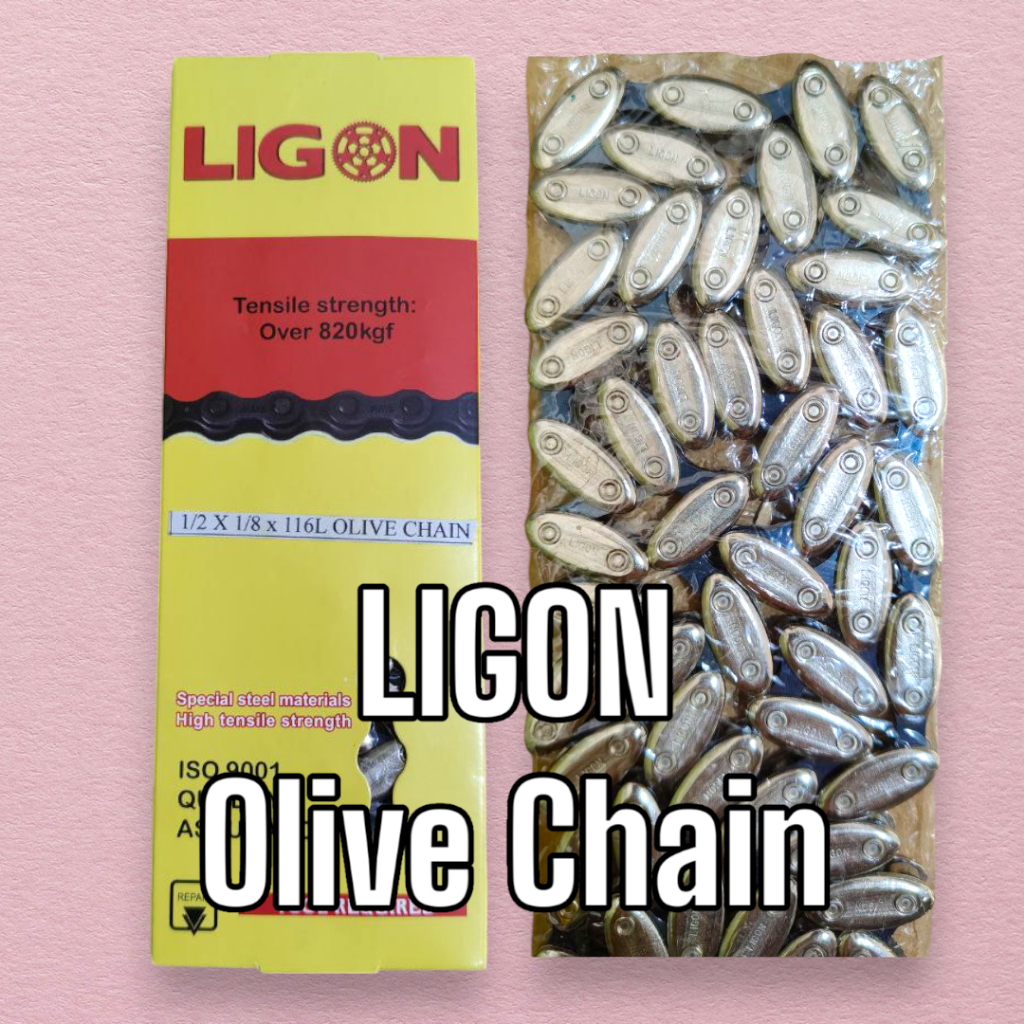 LIGON Olive Chain 116 Links Fixed Gear Bike Chain for FIXIE Cruiser ...