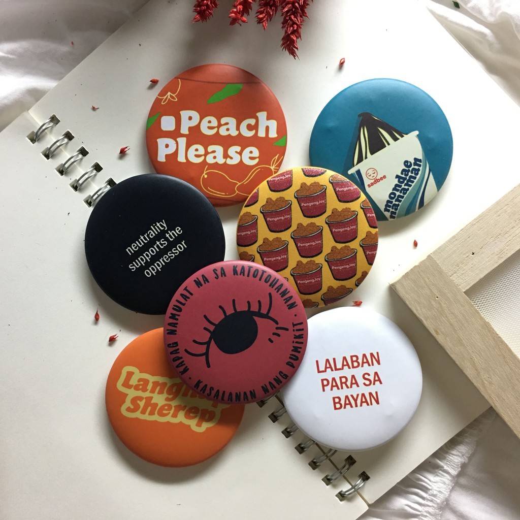 Personalized Button Pin 2.25inch, 1.5 inch, 1inch | Shopee Philippines