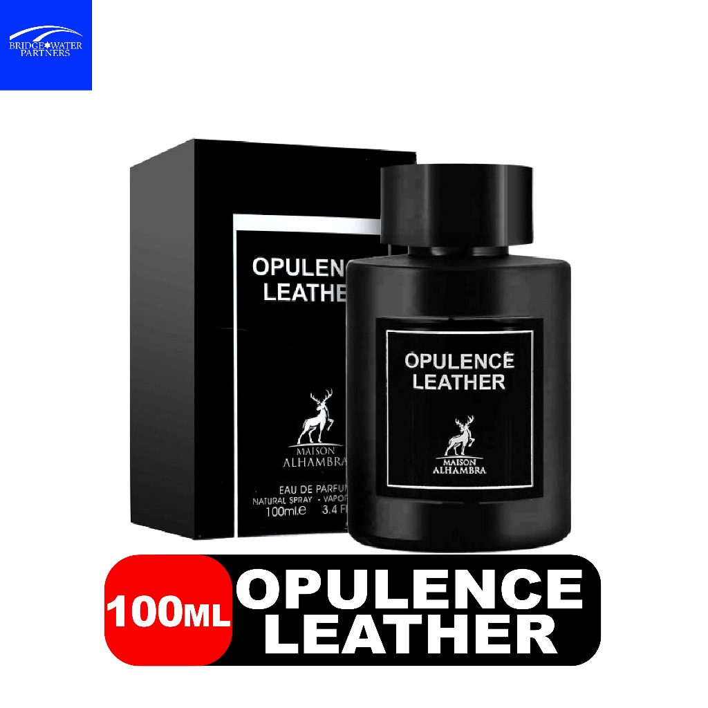 Maison Alhambra Opulence Leather/Amber & Leather EDP (100ml) | Shopee ...