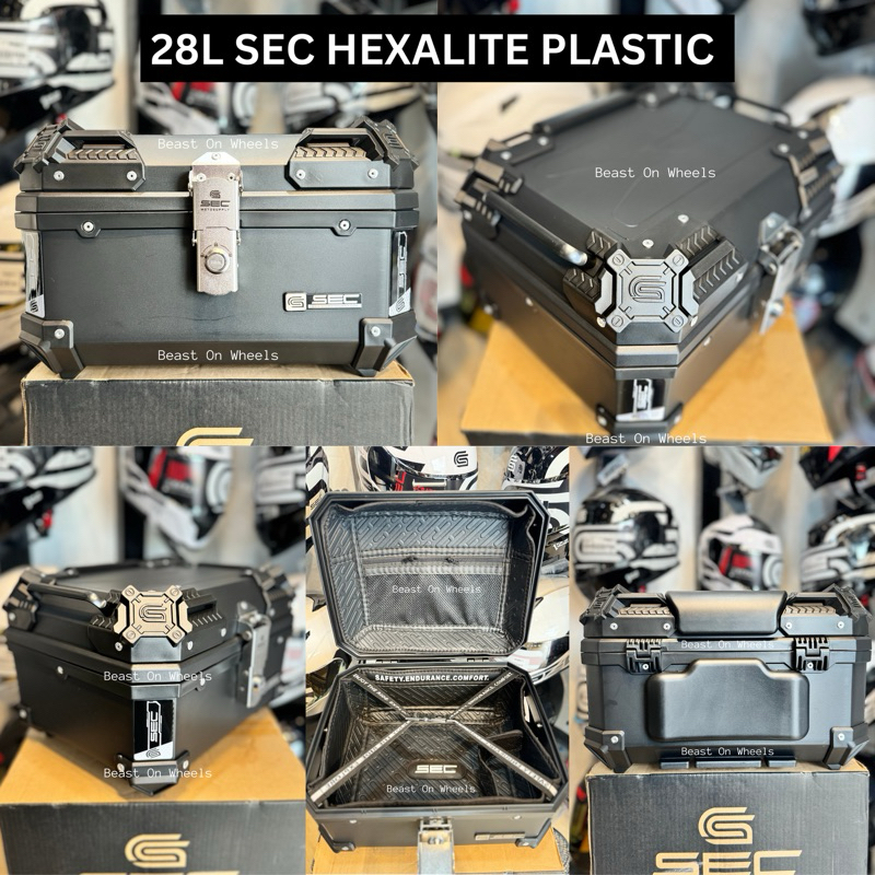 SEC 28L Hexa Lite Hard Plastic Top Box | Shopee Philippines