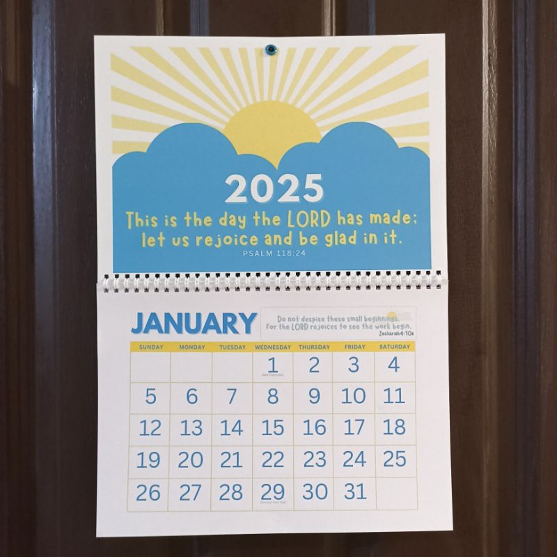 2025 Wall Calendar by Psalm Macrame | Calendar with Bible Verses ...