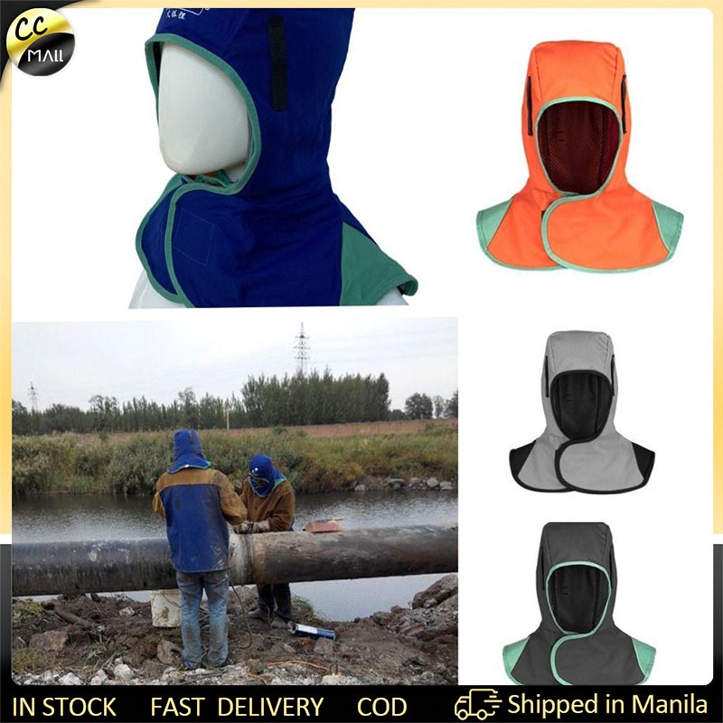 Welding Hood Weld Safety Cover Breathable Helmets Full Protective Flame ...