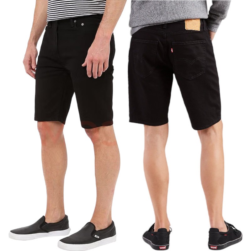 New Plain Black Men's Fashion Denim Short Maong High Quality A6663 ...