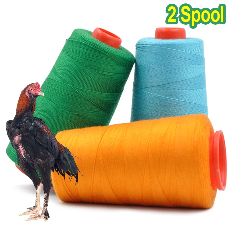 2 Spool 600m Gamefowl Bidbid Thread Roll Gaffing Accessories(Dandy ...