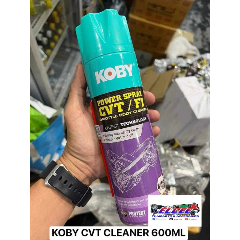 KOBY POWER SPRAY CVT FI THROTTLE BODY CLEANER 600ML | Shopee Philippines