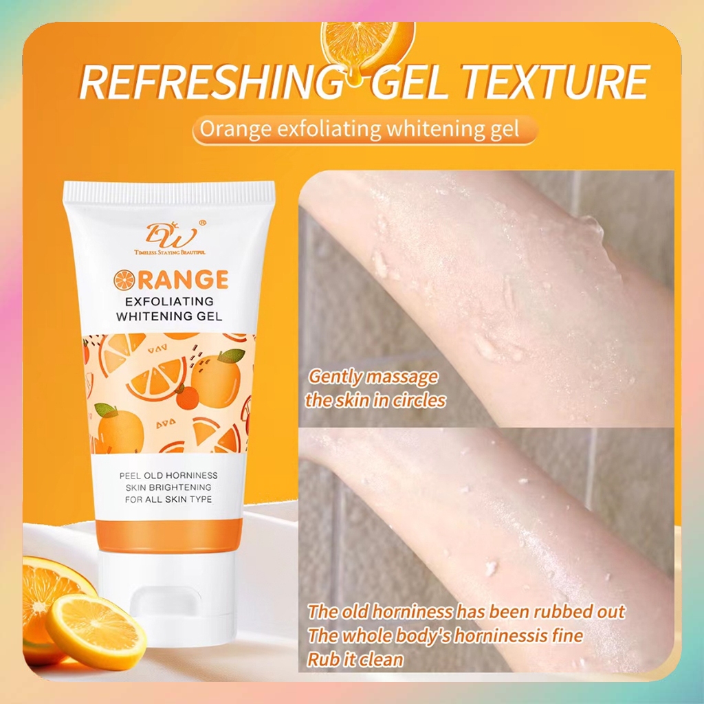 DW Orange Exfoliating Whitening Gel Skin Brightening 50g | Shopee ...