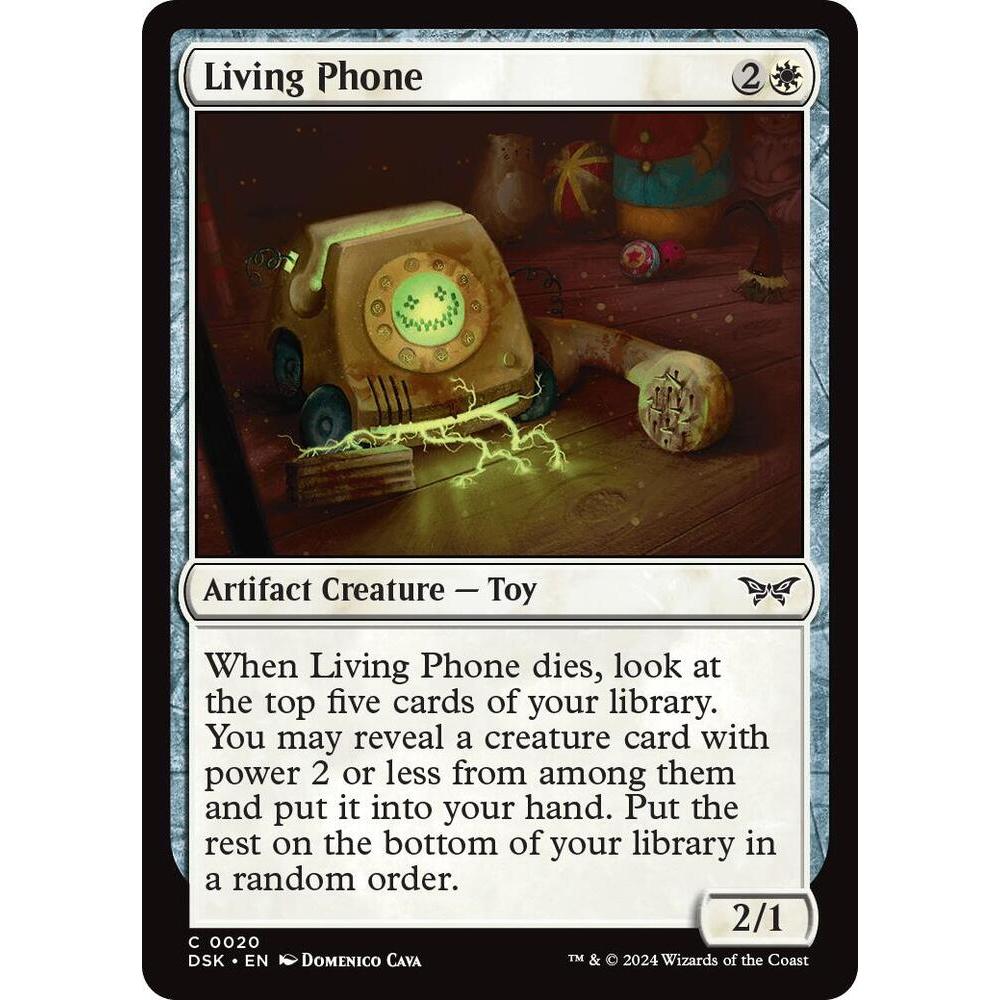 Magic the Gathering - Living Phone - MTG White - DSK - NM (_RAS ...