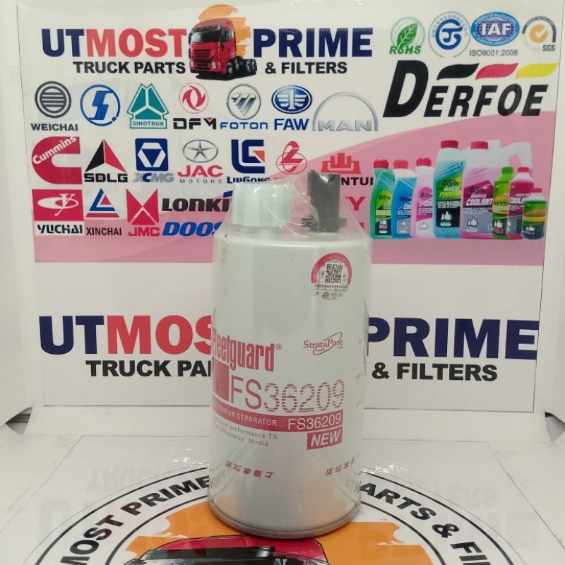 UTMOST PRIME FS36209 FS19616 R60S-PHC-FG FUEL FILTER Cummins ISF 2.8 ...