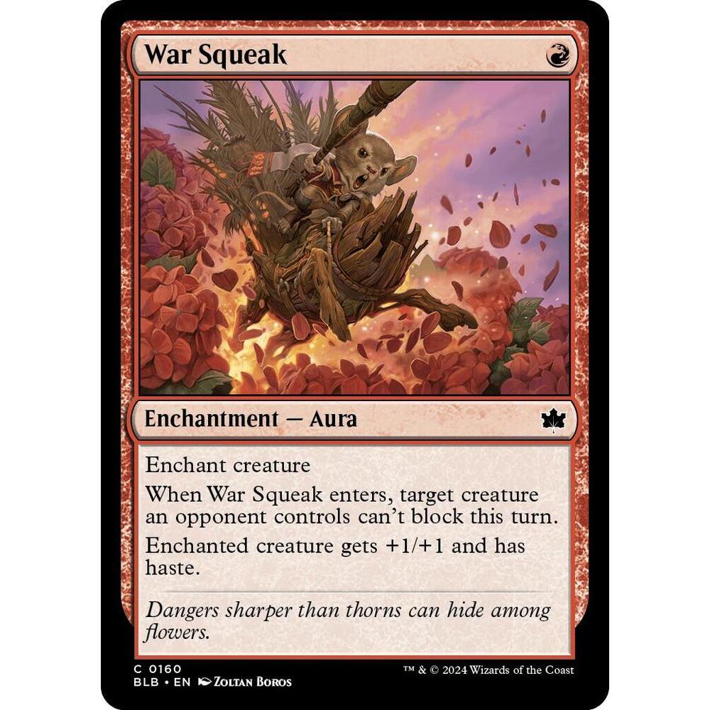 Magic the Gathering - War Squeak - MTG Red - BLB - NM - (_RAS) | Shopee ...