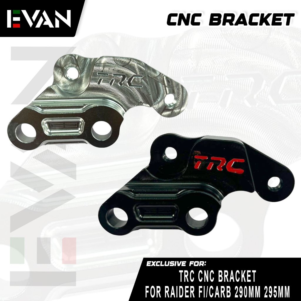 EVAN.PH TRC Racing CNC 4 POT Front Axial Caliper Bracket For RAIDER 150 ...
