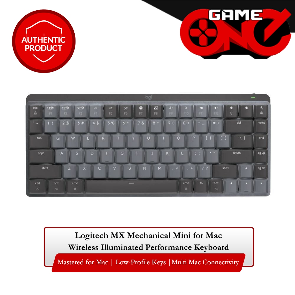 Logitech MX Mechanical Mini Minimalist Wireless Illuminated Performance Keyboard | Shopee ...