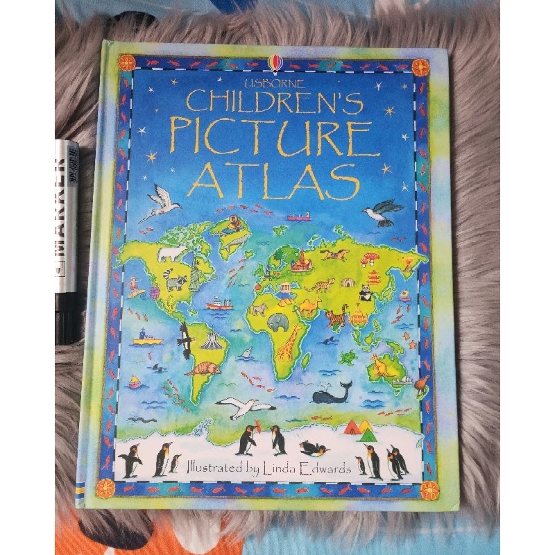 Usborne Children's Picture Atlas (Preloved-Hardcover) | Shopee Philippines