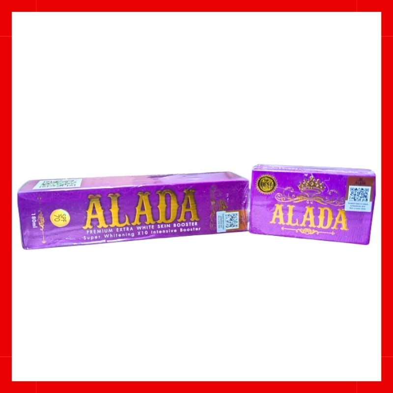 Alada Bundle (Premium Extra White Skin Booster & Instant Whitening Soap ...