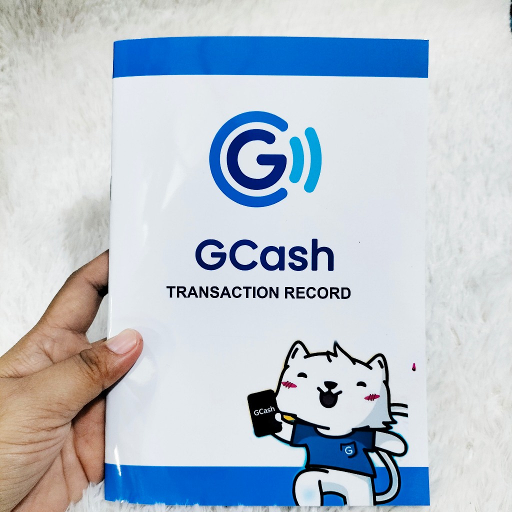 GCash Transaction Record, Waterproof cover 60 pages | Shopee Philippines