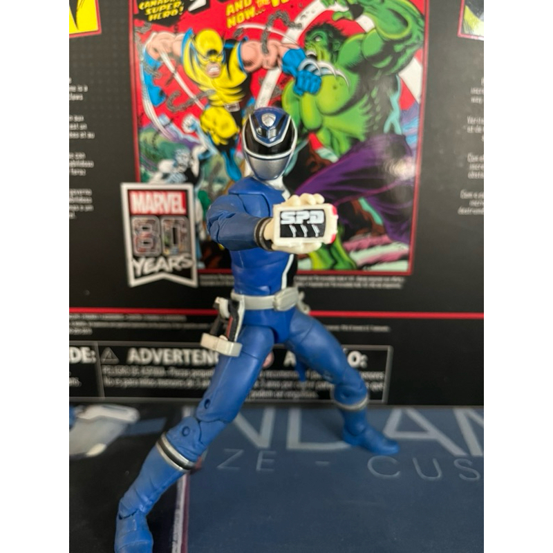 (LOOSE)HASBRO POWER RANGER SPD BLUE RANGER FROM TWO PACK | Shopee ...