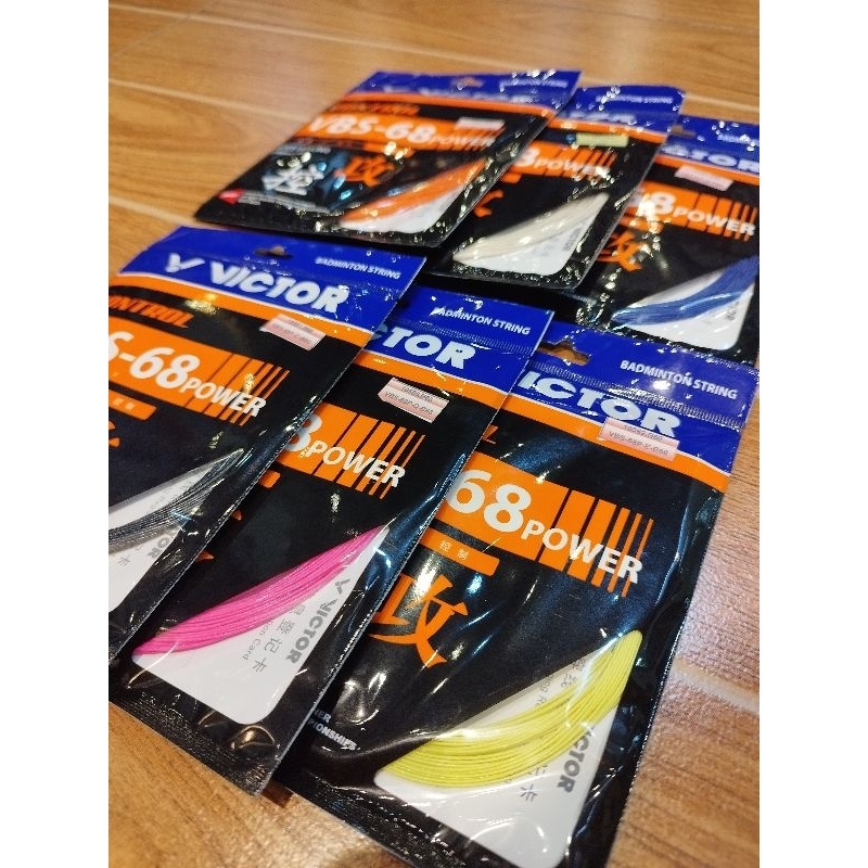 Badminton String Victor VBS-68 POWER CONTROL(Soft feeling) | Shopee ...